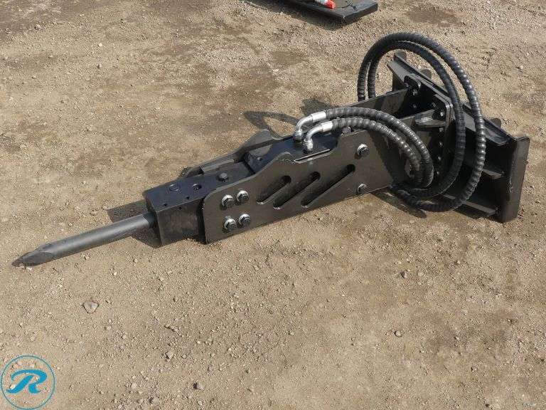 New Giyi GY-D45 Hydraulic Breaker Attachment to Fit Mini Skid Steer ...