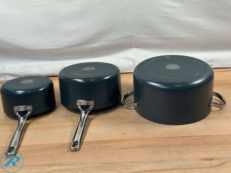 GreenPan Eras Ceramic Non-Stick 11-piece Cookware Set- Used - Roller ...