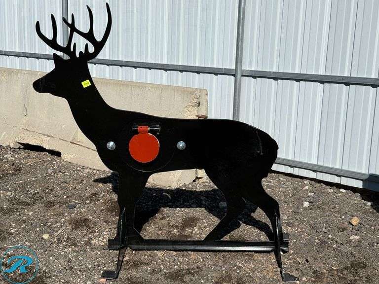 New Kit Containers AR500 Steel Deer Shooting Target With Heart Flapper ...