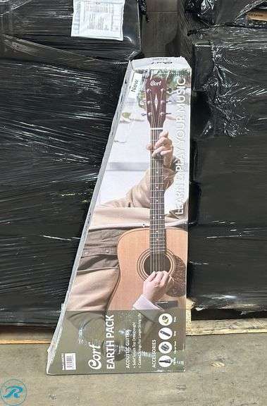 Cort Acoustic Guitar Earth Pack Bundle - New - Roller Auctions