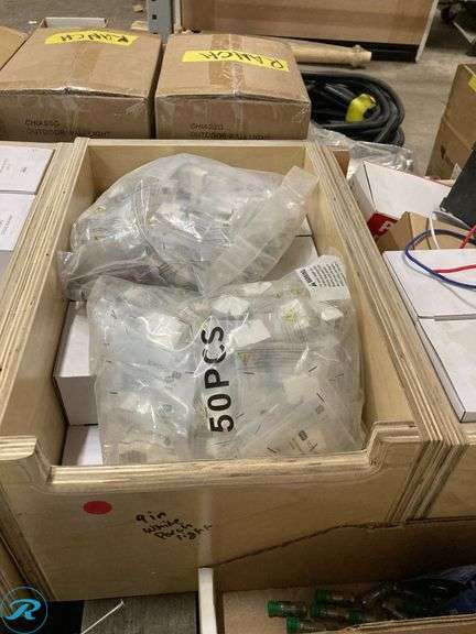 Pallet of Assorted Electrical Supplies (Lights, Fuses, Electrical ...