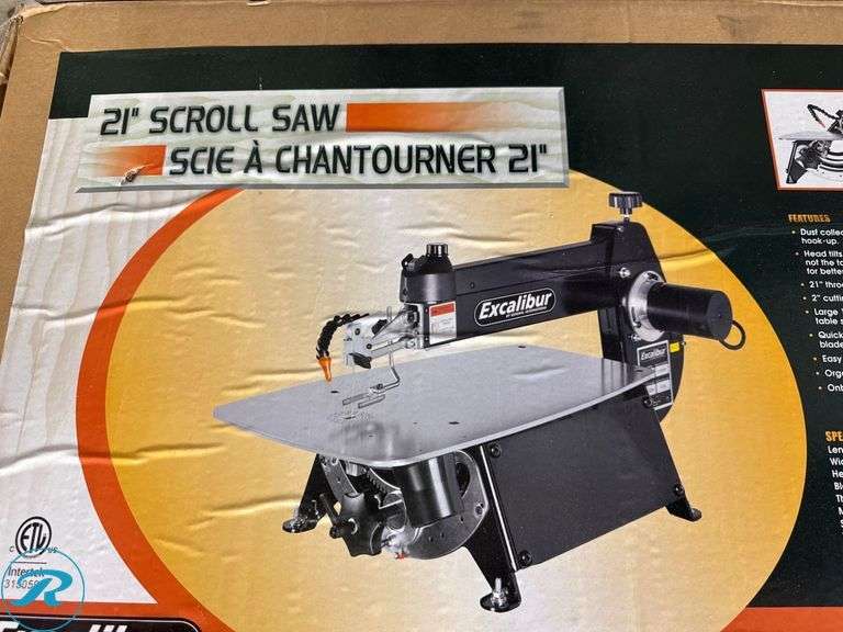Excalibur EX-21 Scroll Saw, 21-Inch, Electric - Roller Auctions