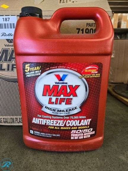 (6) Valvoline MaxLife Antifreeze Coolant, High Mileage, 1 Gallon ...