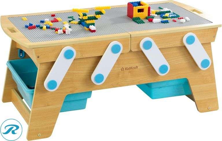KidKraft Building Bricks Play N Store Mega Table - New - Roller Auctions