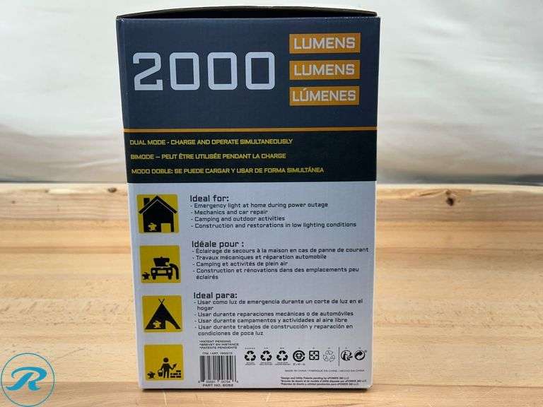 eP 360 2000 Lumens Rechargeable LED Worklight & Spotlight- New ...