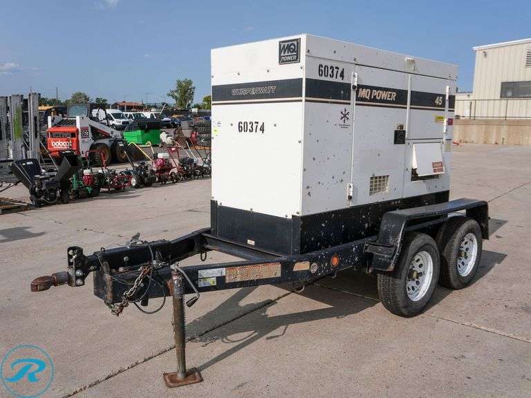 2013 Multiquip MQ Power 45 T/A Towable Generator - Roller Auctions