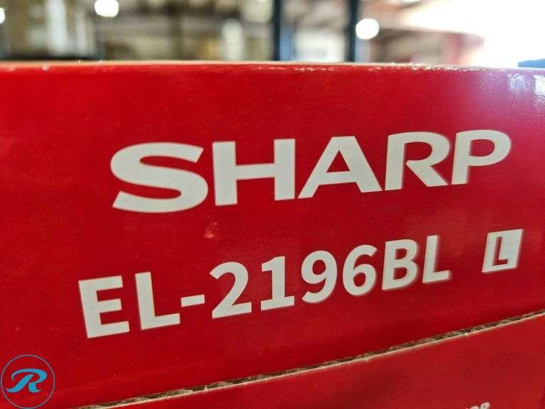 (2) Sharp EL-2196BL Printing Calculators - Roller Auctions