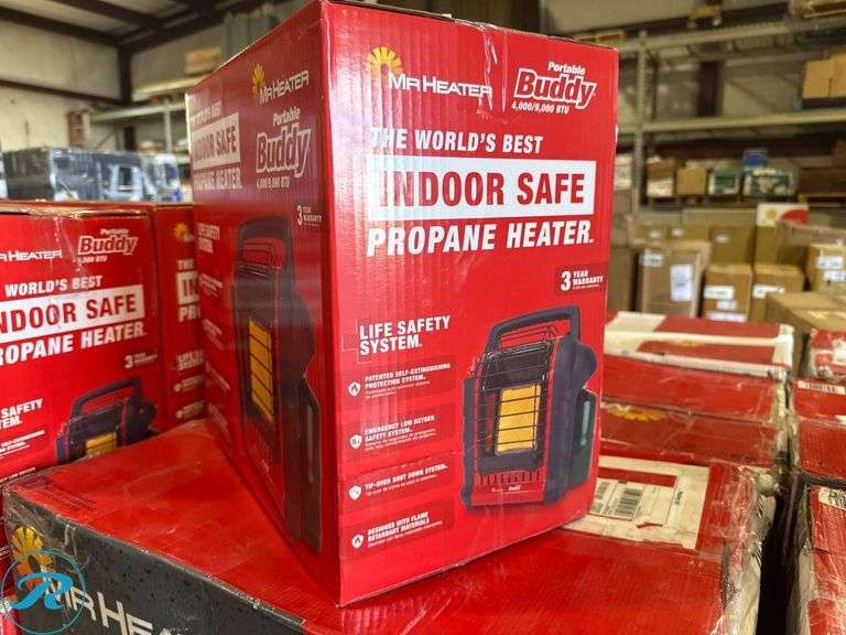 (4) Mr. Heater Portable Buddy Propane Heater 4,000/9,000 BTU - Roller ...
