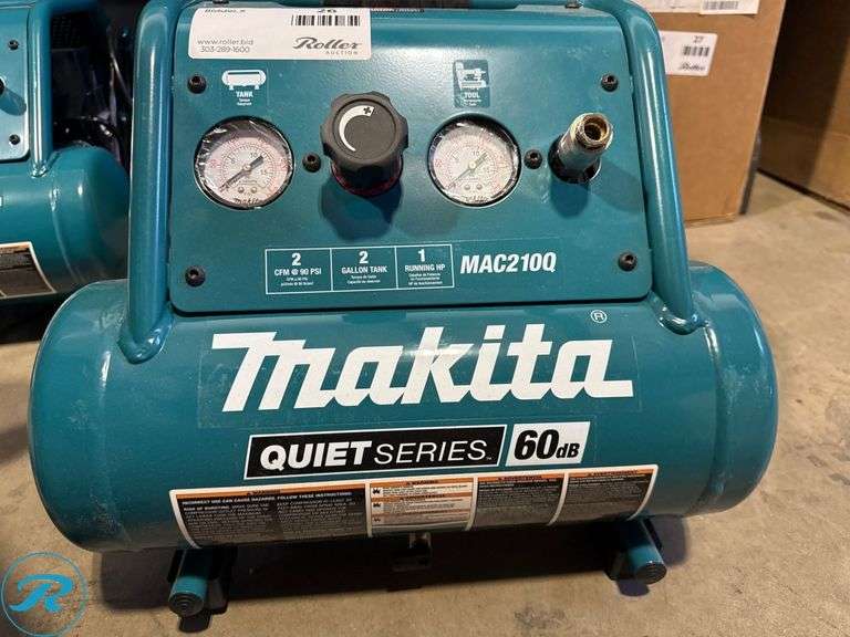 Makita MAC210Q Quiet Series Air Compressor, 2-Gallon, 120V - Roller ...