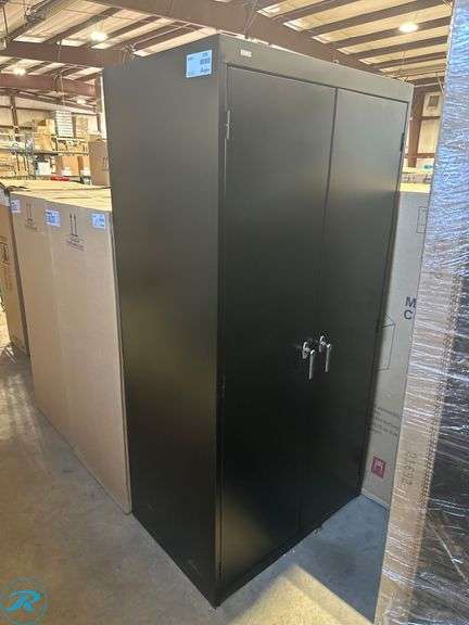(1) HON Metal Storage Cabinet with Locking Doors - Roller Auctions