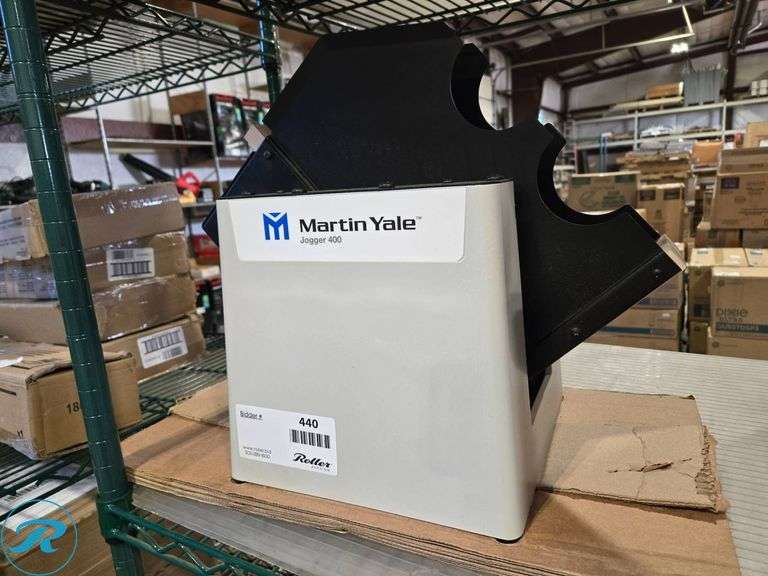 Martin Yale Model 400 Tabletop Jogger - Roller Auctions