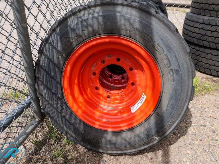 (7) Skid Steer Tires With Wheels; (3) Maxam MS906 7.00-15 NHS and (4 ...