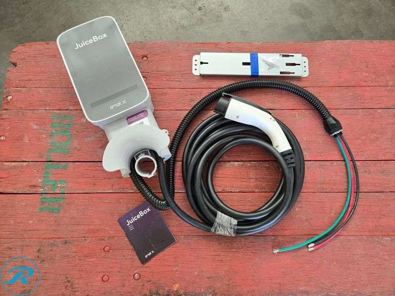 Enel X JuiceBox 2JBO401RNA-HJWX-222 JuiceBox 40 Amp Electric Vehicle ...