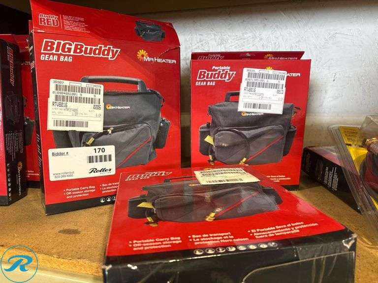 (2) Mr. Heater Big Buddy and Portable Buddy Storage Bags F274889 ...
