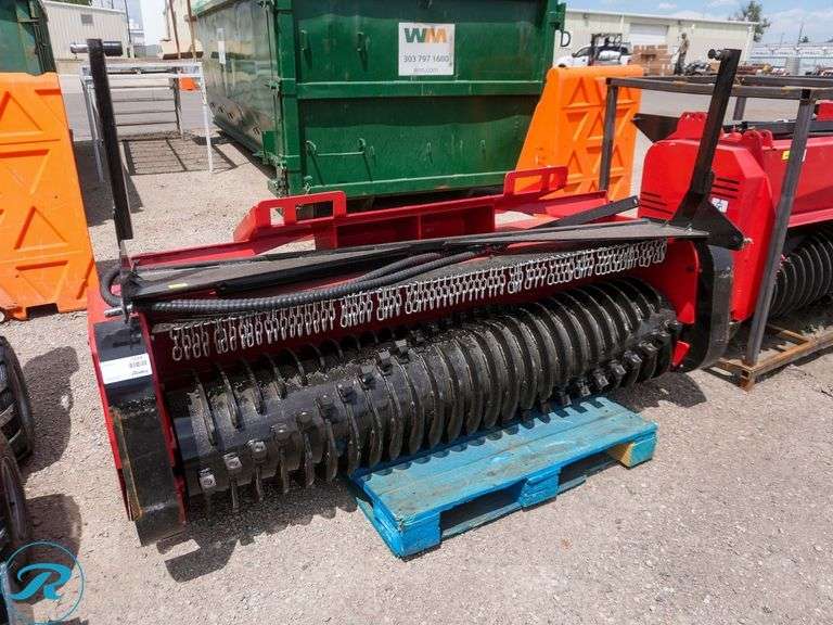 New GIYI GY-72PRO Hydraulic Mulching Attachment to Fit Skid Steer ...