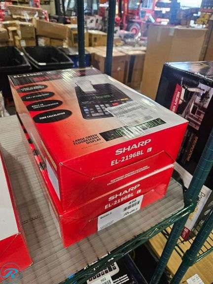 (2) Sharp EL-2196BL Printing Calculators - Roller Auctions