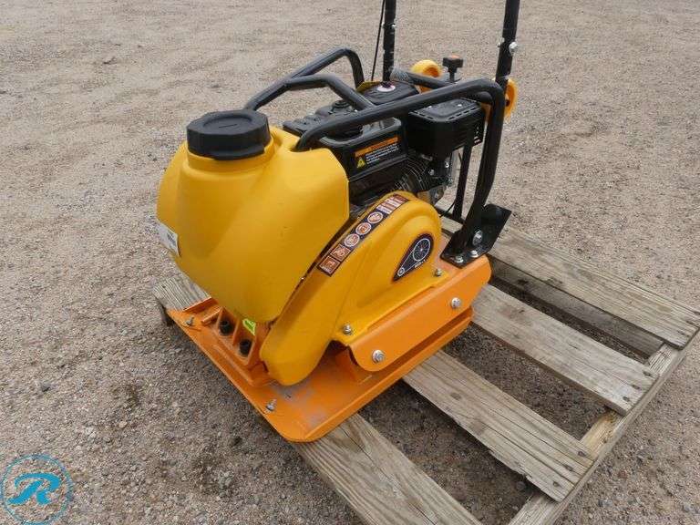 New MMS MS90 Gas Plate Compactor, 13.5Hp, 19" Width - Roller Auctions