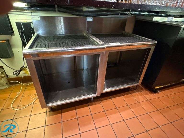 (2) Supreme Metal PRCR-19-24 Stainless Steel Underbar Glass Rack ...