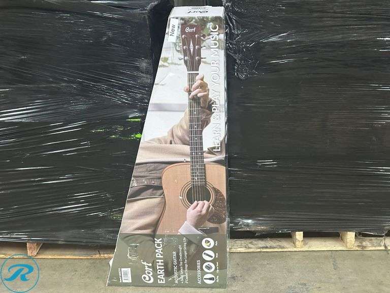 Cort Acoustic Guitar Earth Pack Bundle - New - Roller Auctions
