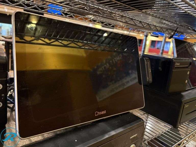 (2) Toast Point-of-Sale Systems with Screens, Printers, and Cash ...