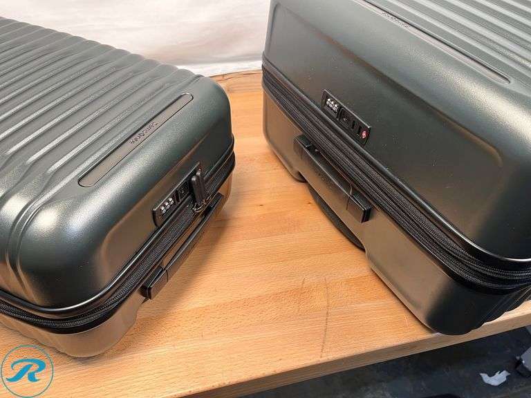 Samsonite 2pc Hard Shell Suitcase set - Used - Roller Auctions