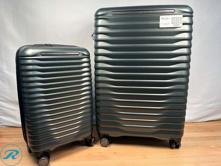 Samsonite 2pc Hard Shell Suitcase set - Used - Roller Auctions