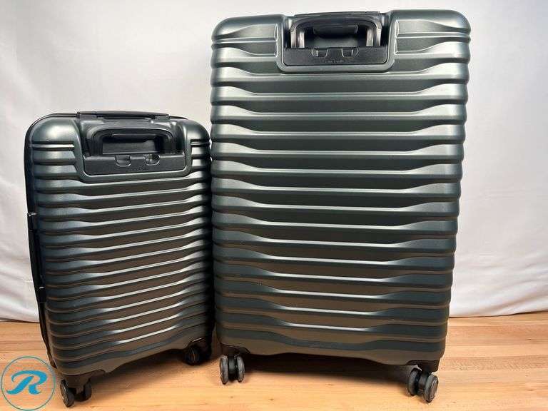 Samsonite 2pc Hard Shell Suitcase set - Used - Roller Auctions