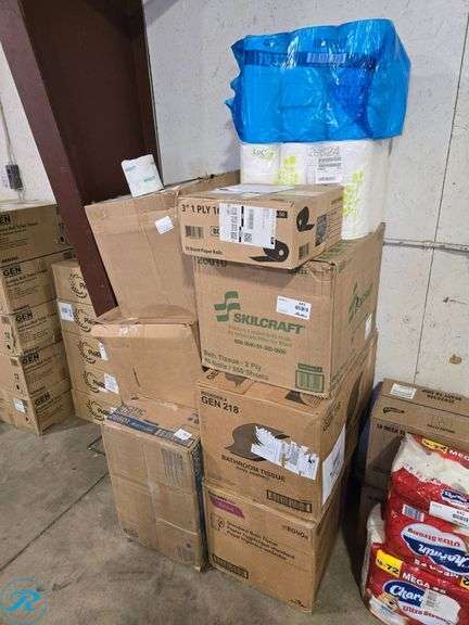 (6) Boxes of Bath Tissue Including Skilcraft, Gen 218, Cascades Pro ...