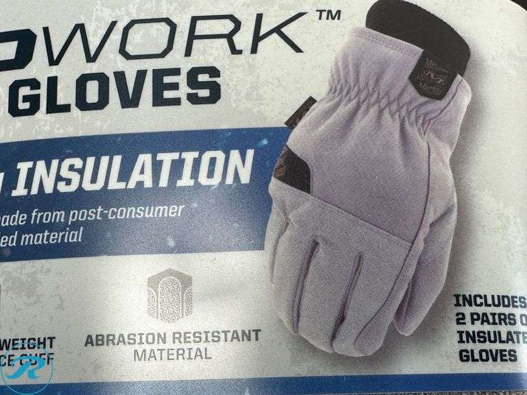 (2) Mechanix Wear Cold Work Winter Gloves: X-Large- New - Roller Auctions