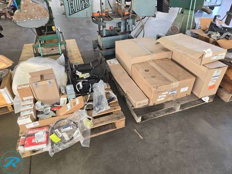 (2) Pallets of Ford Motorcraft and Ford Parts Including Wiring, Fuse ...