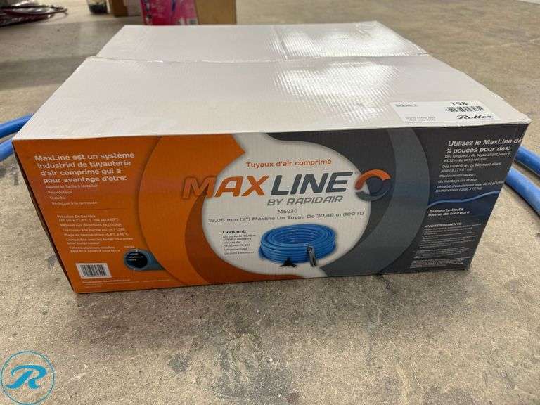 MaxLine M6030 Compressed Air Tubing System, 3/4-inch HDPE - Roller Auctions
