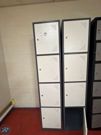 (4) Lockers, Including (3) 4-Compartment Units and (1) 6-Compartment ...