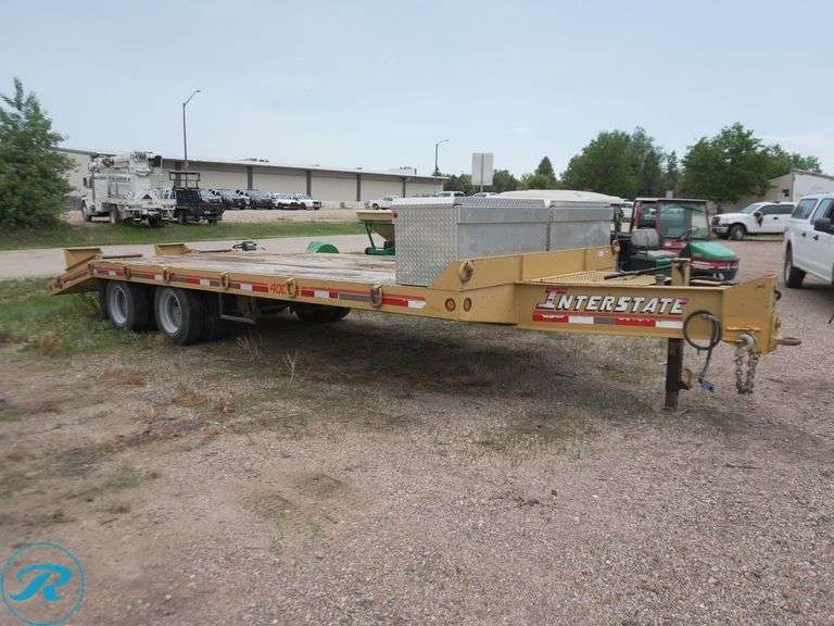 1999 Interstate Trailers 40DLA T/A Flatbed Trailer - Roller Auctions
