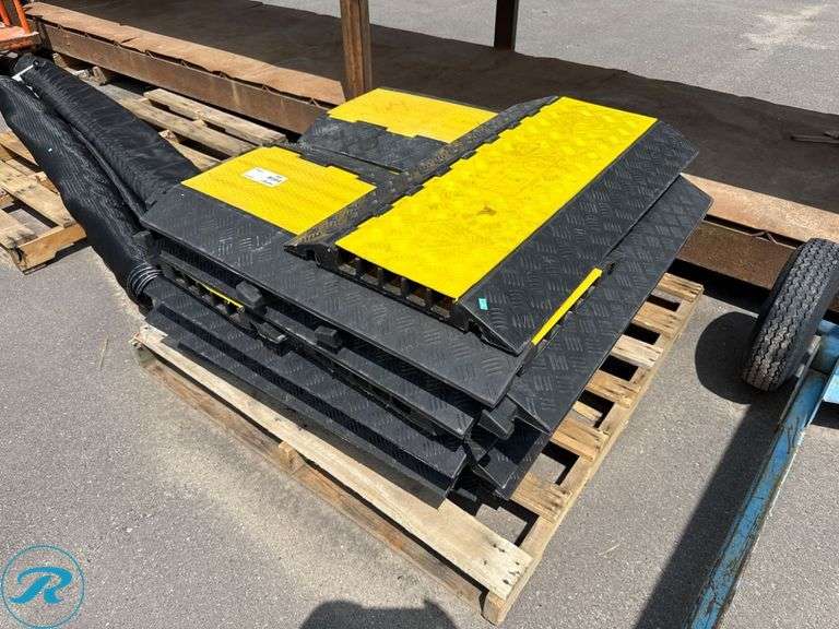 Stack of Modular Cable Protection Ramps - Roller Auctions