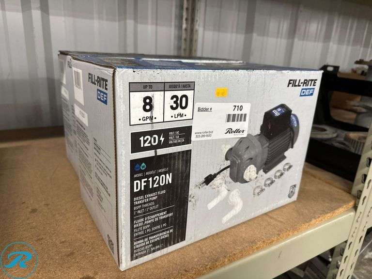 (2) Fill-Rite DEF DF120N Diesel Exhaust Fluid Transfer Pumps, 120V ...