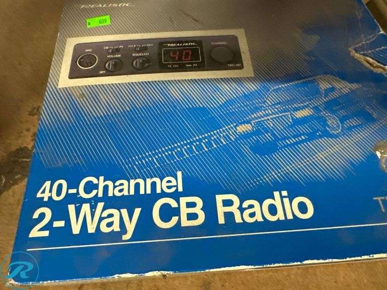 General Electric and Realistic TRC-481 40-Channel 2-Way CB Radios ...