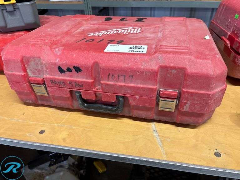 Milwaukee Model 6236 Band Saw in Red Plastic Carrying Case - Roller ...