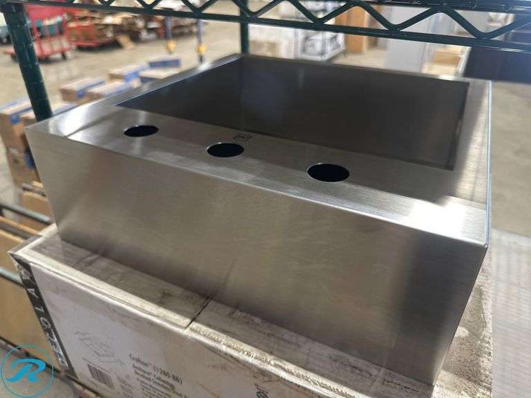 Crofton (1280-8B) Anchara Collection Brushed Stainless Steel Vessel ...