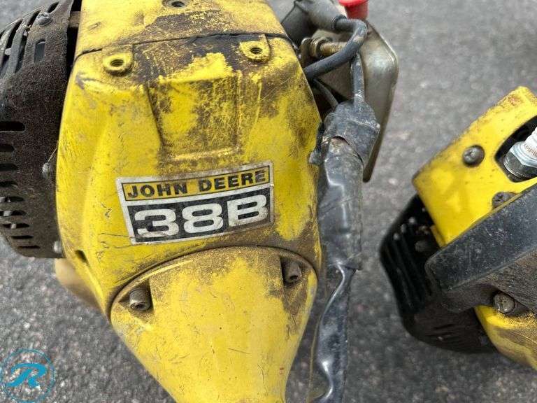 (2) John Deere 38B Gas-Powered Brush Cutters - Roller Auctions