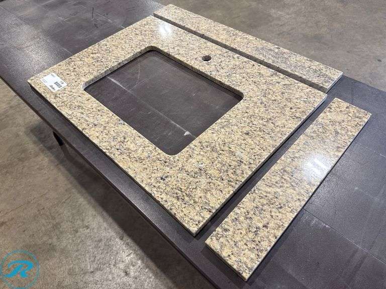 New 31″ x 22″ Santa Cecilia Granite Countertop with Pre-Cut Openings ...