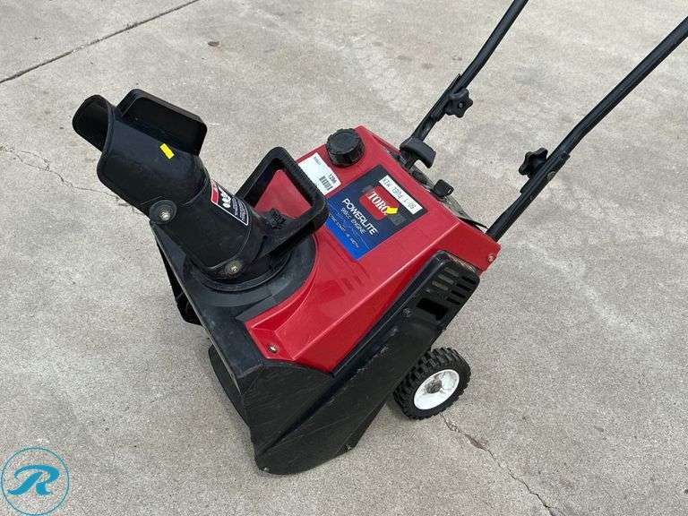 Toro Powerlite Snowblower, 98cc Engine, Electric Start, 16-Inch Width ...