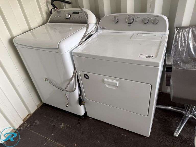 Whirlpool WTW8240YW0 Washer and Whirlpool WED5000DW2 Dryer - Roller ...