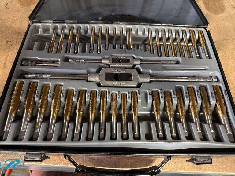 Metal Tap and Die Set with Storage Case - Roller Auctions