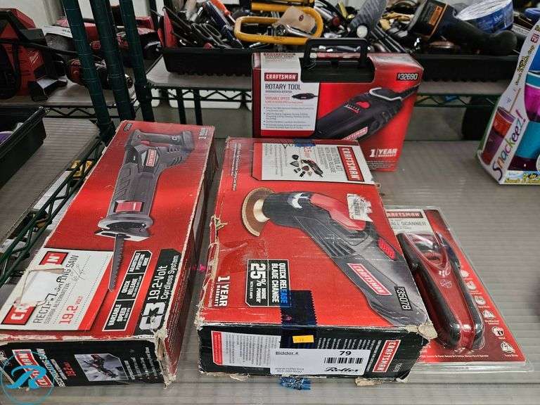 Craftsman Tools Assortment Including Rotary Tool, Reciprocating Saw ...