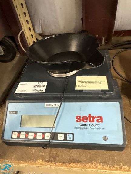 Setra Quick Count High-Resolution Counting Scale, 1,000g Capacity ...