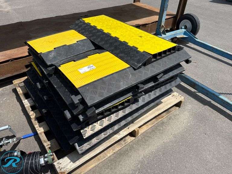 Stack of Modular Cable Protection Ramps - Roller Auctions