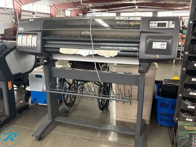HP DesignJet 1055CM Plus C6075B Large Format Printer, 220V - Roller ...