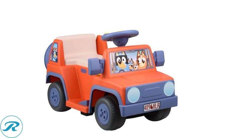 Bluey: 6V Battery Powered Ride on Car with Sounds, Kids Ages 2+- Like ...