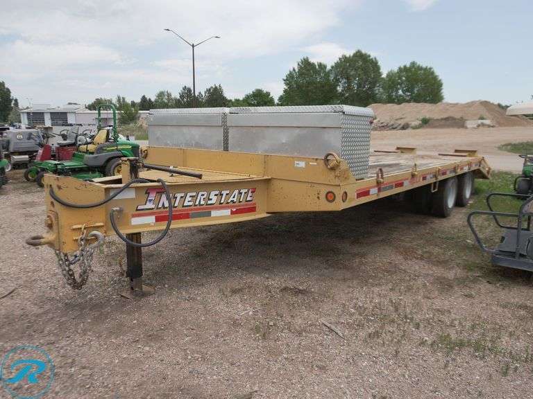 1999 Interstate Trailers 40DLA T/A Flatbed Trailer - Roller Auctions