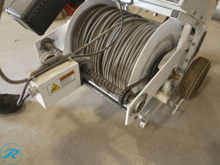 Q Cues 7755-20 Portable Pipeline Camera Supply Reel With Control Panel ...